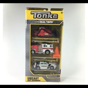 Tonka | Toys | Tonka Diecast First Responders 3 Pack Fire Rescue ...